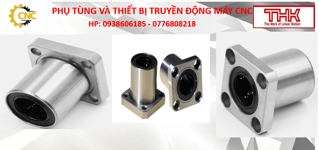 THK CON TRƯỢT TRÒN CÓ ĐẾ VUÔNG LMK6UU;LMK8UU;LMK10UU;LMK12UU;LMK16UU ...